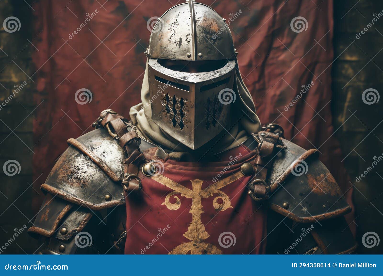 Knightly Virtues Medieval Fantasy Photo Stock Illustration ...