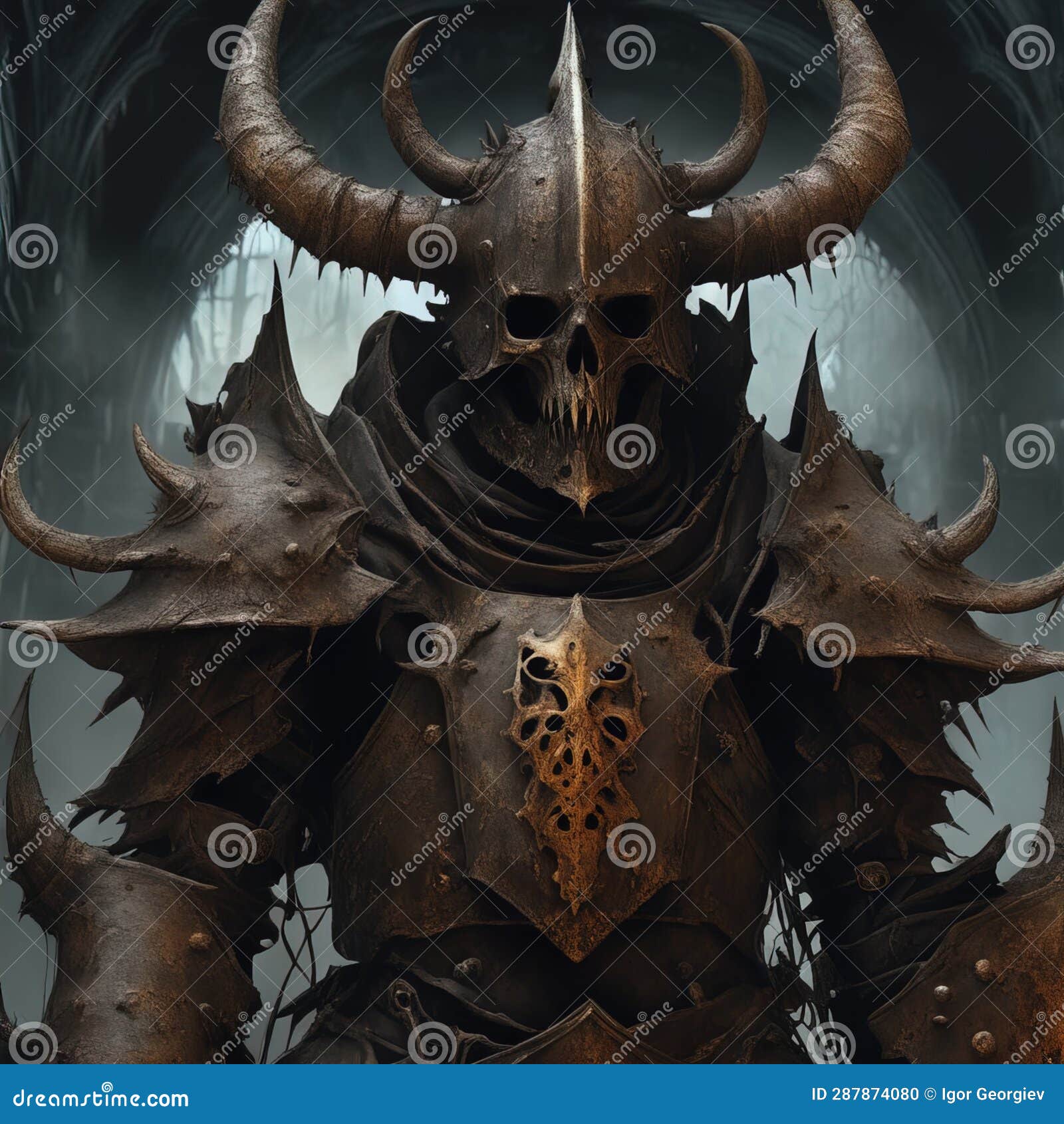 The Knights of the Abyss, Terrifying and Imposing Creatures, Above a ...