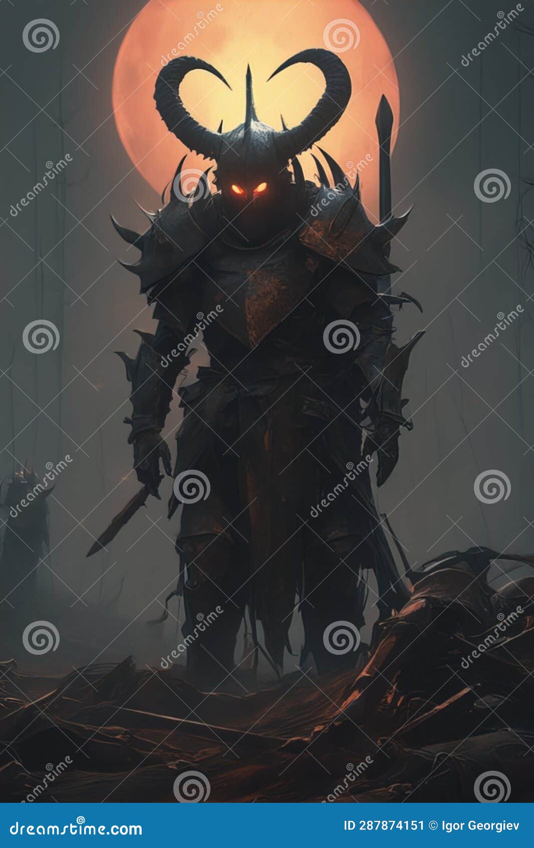 Imposing Creepy Spider Scene Giant. Generate Ai Stock Image ...