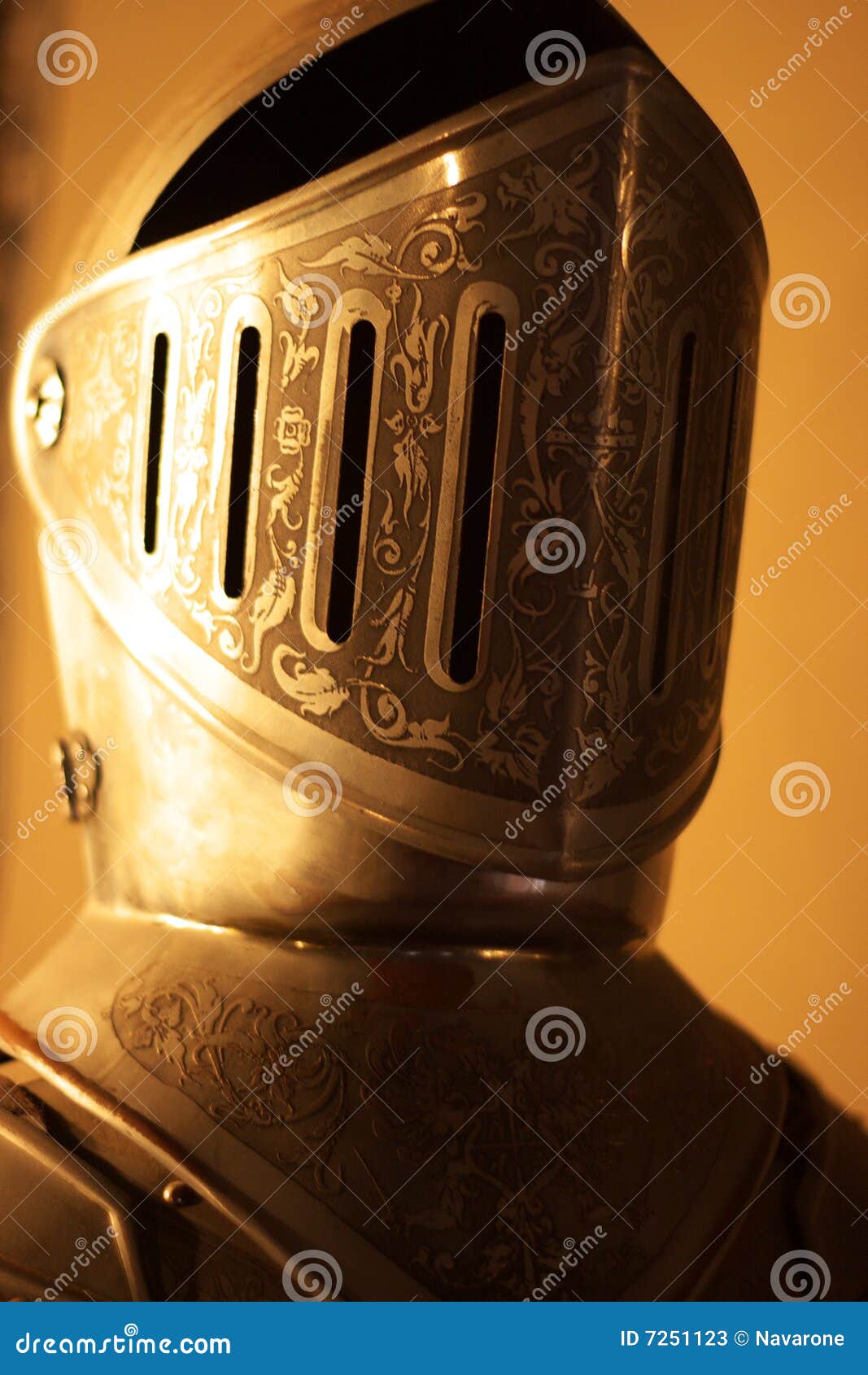Knights armour helmet stock image. Image of steel, knight - 7251123