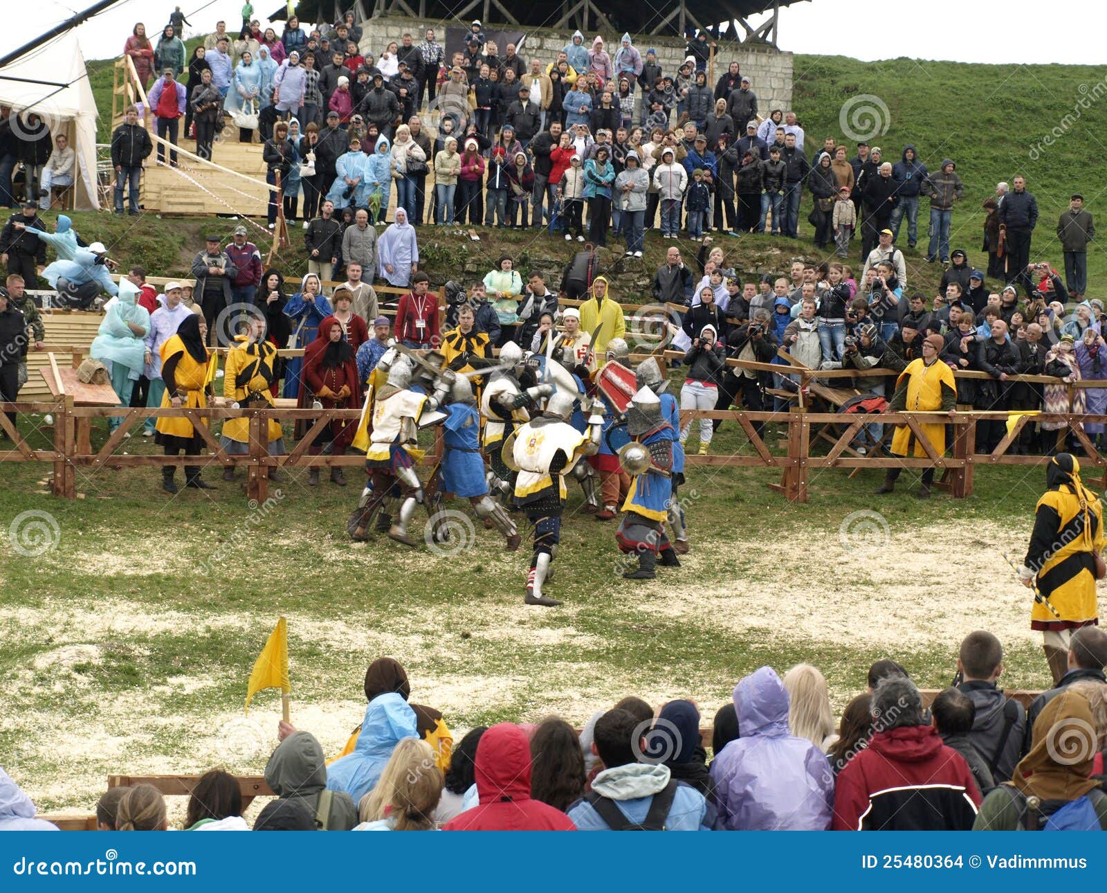 Knights battle editorial stock image. Image of history - 25480364