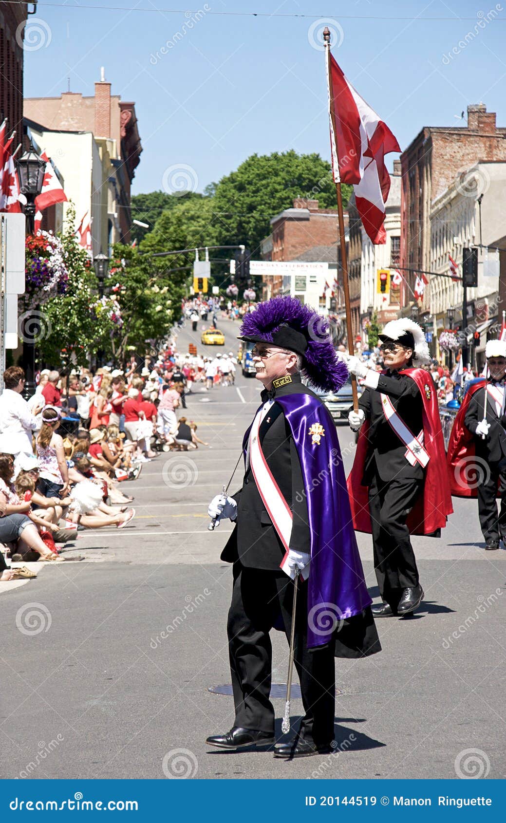 Knights of Columbus - Canada Day Parade Editorial Stock Image - Image ...