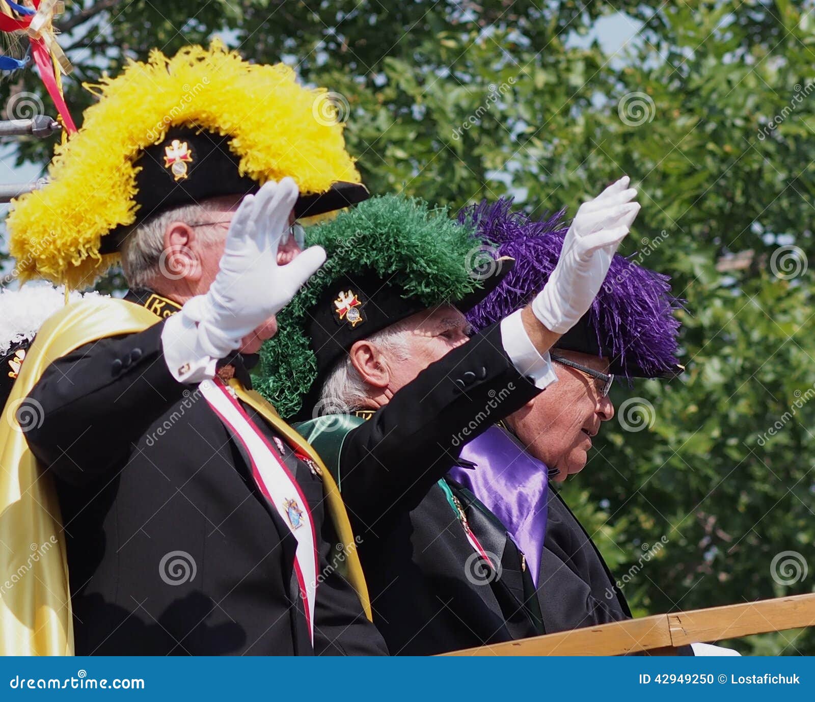 Knights of Columbus Float in K-Days Parade Editorial Image - Image of ...