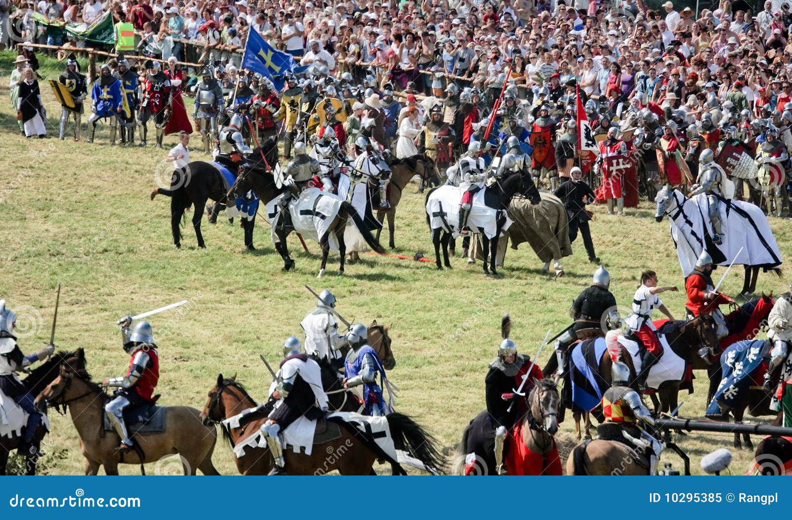 Knights fight editorial image. Image of event, lithuanian - 10295385