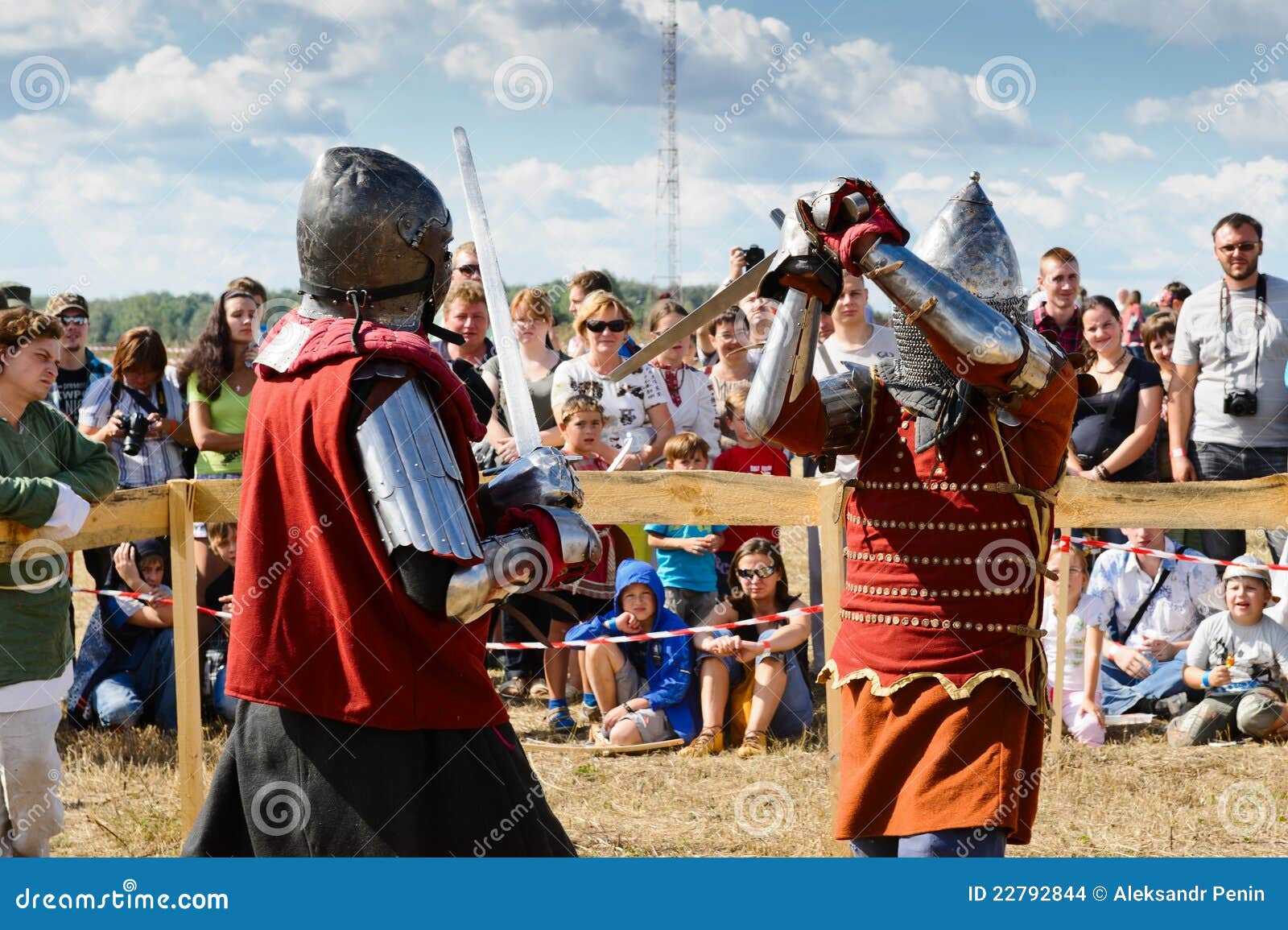 Knights fight editorial stock image. Image of duel, fair - 22792844