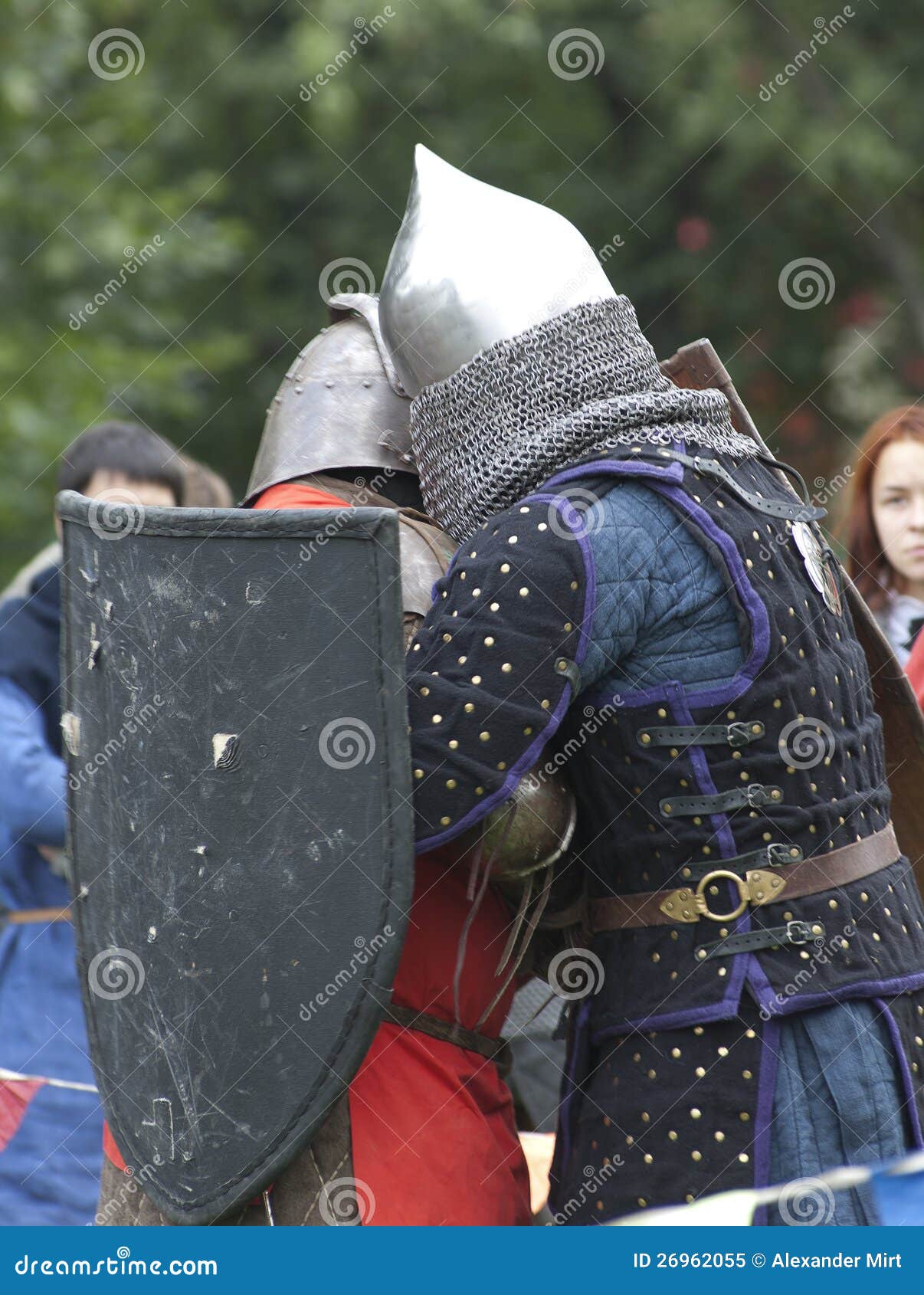 Knights fighting editorial image. Image of armored, violence - 26962055
