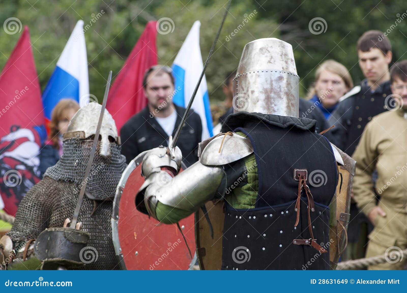 Knights fighting editorial stock image. Image of swordplay - 28631649