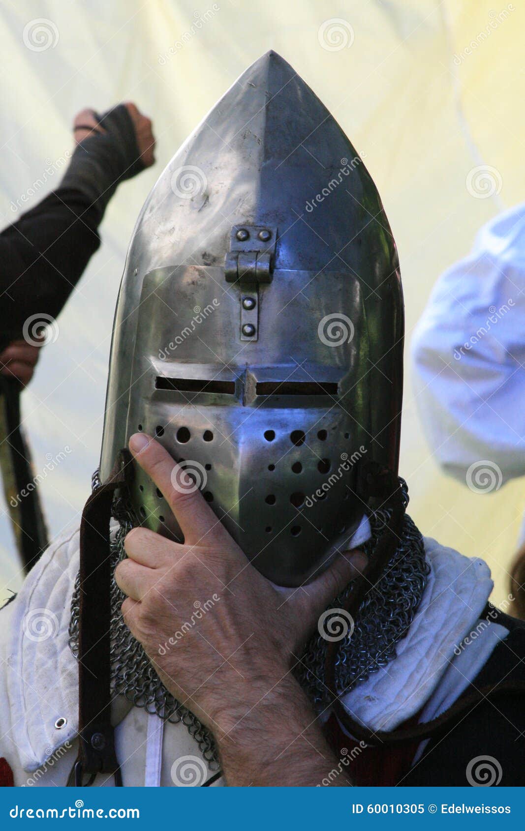 Knights helmet stock image. Image of steel, final, jankovac - 60010305