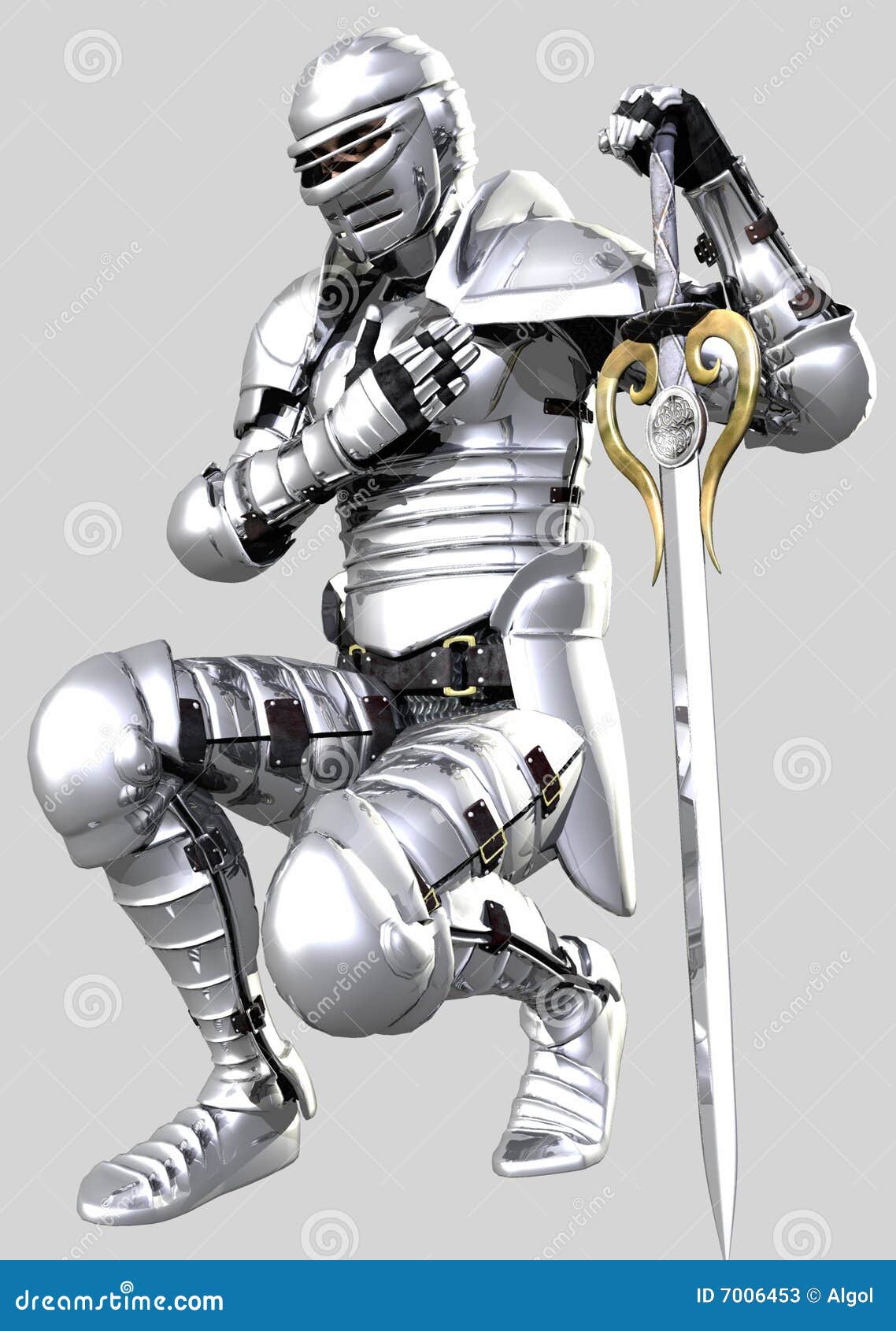 A Knights Pledge 03 - Shining Armour Stock Illustration - Illustration ...