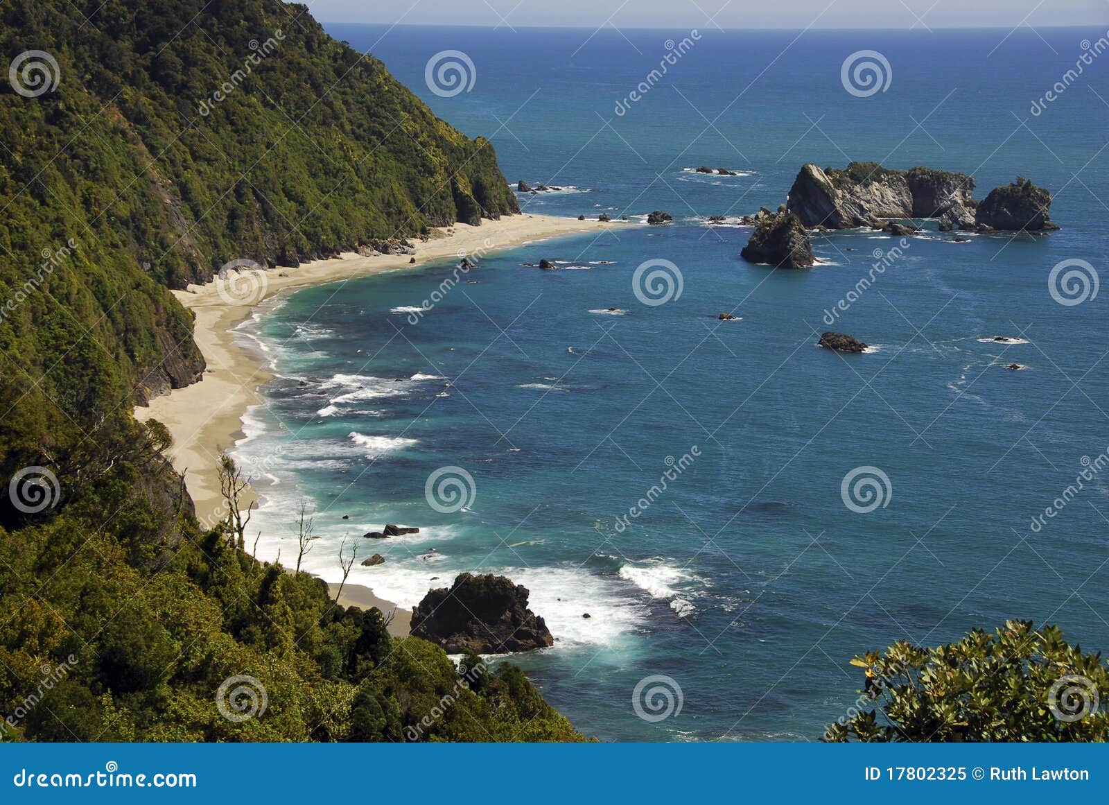 Knights Point - New Zealand Stock Image - Image of ocean, vacation ...