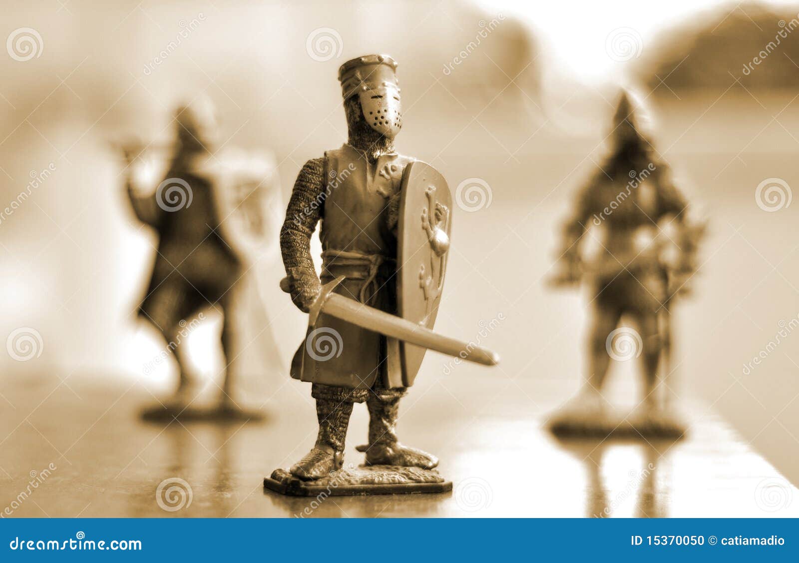 Knights with sword stock photo. Image of weapon, statue - 15370050