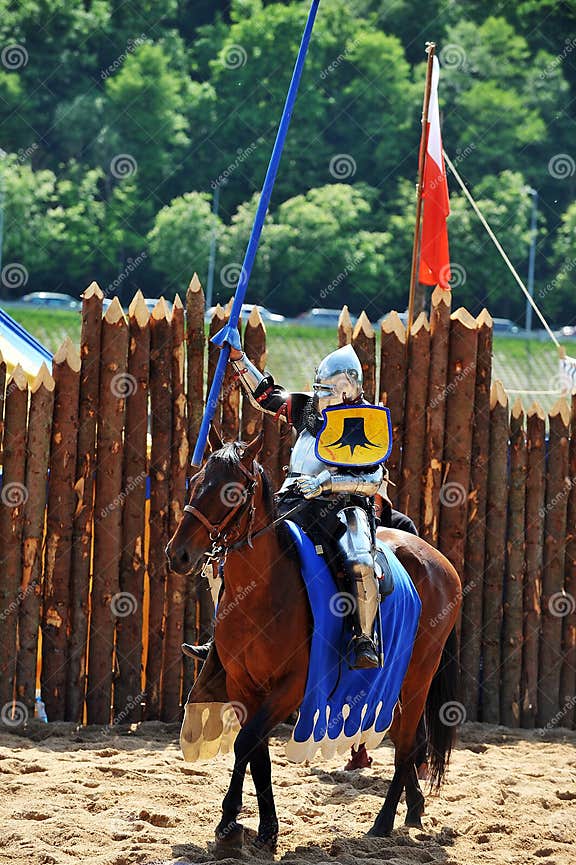 Knights tournament stock image. Image of games, costumes - 19745115