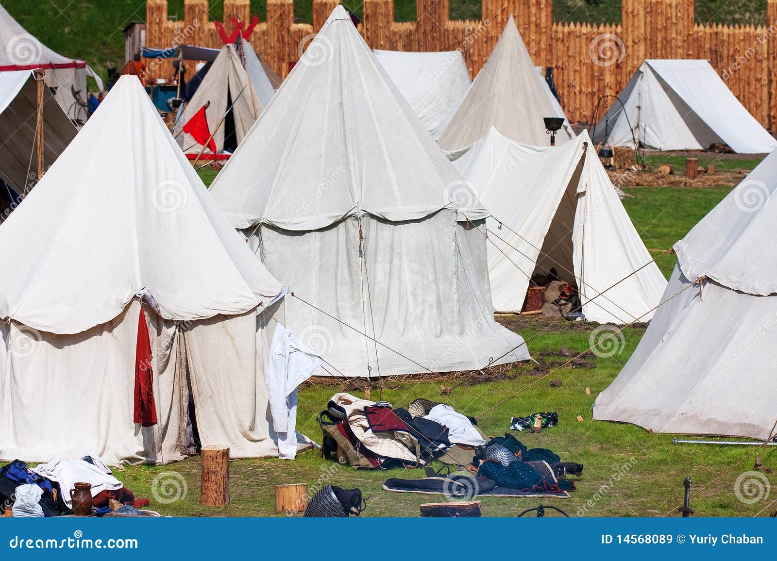 Medieval Tents Royalty-Free Stock Photography | CartoonDealer.com #54807197