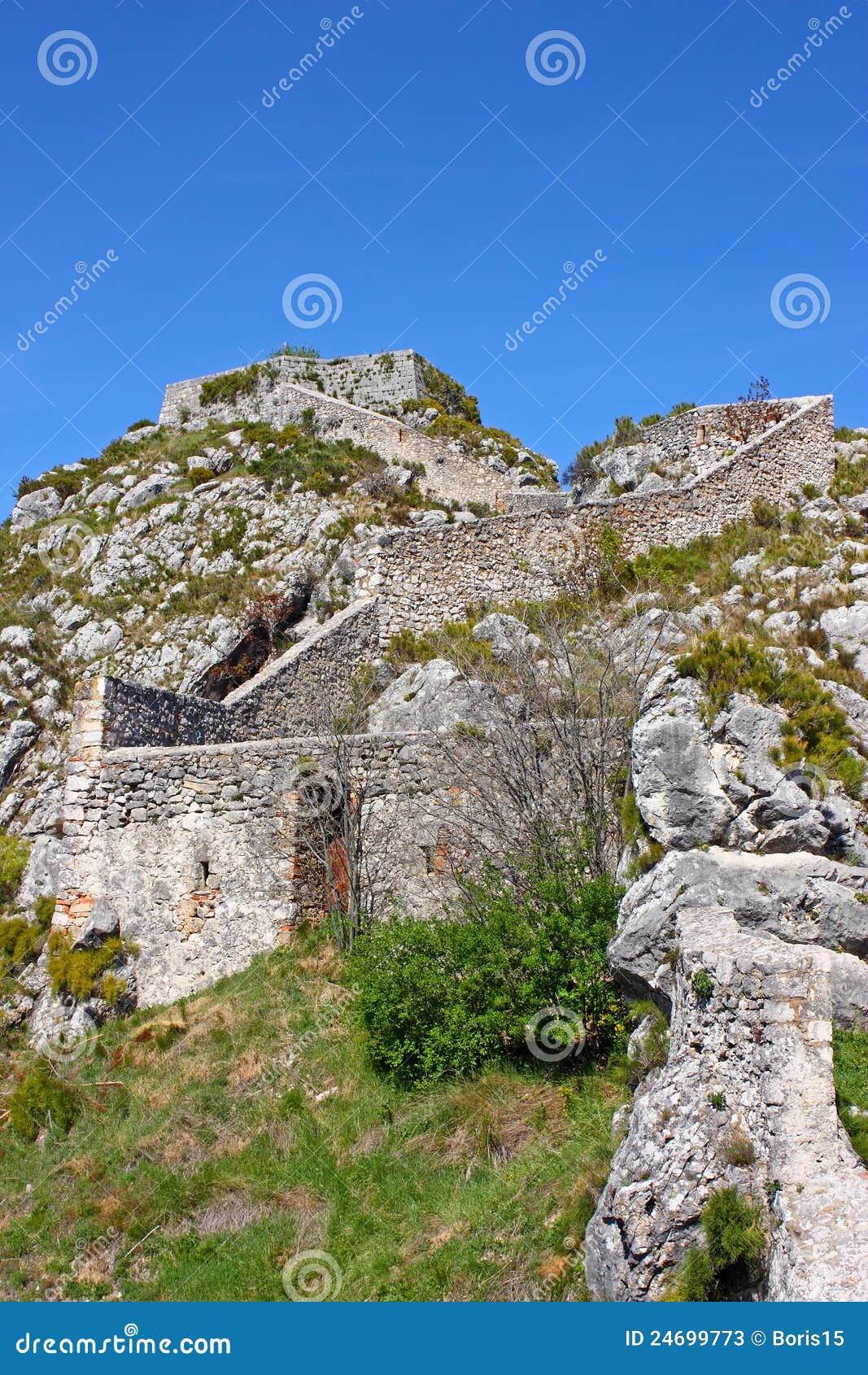 Knin fortress stock image. Image of fortification, fortress - 24699773