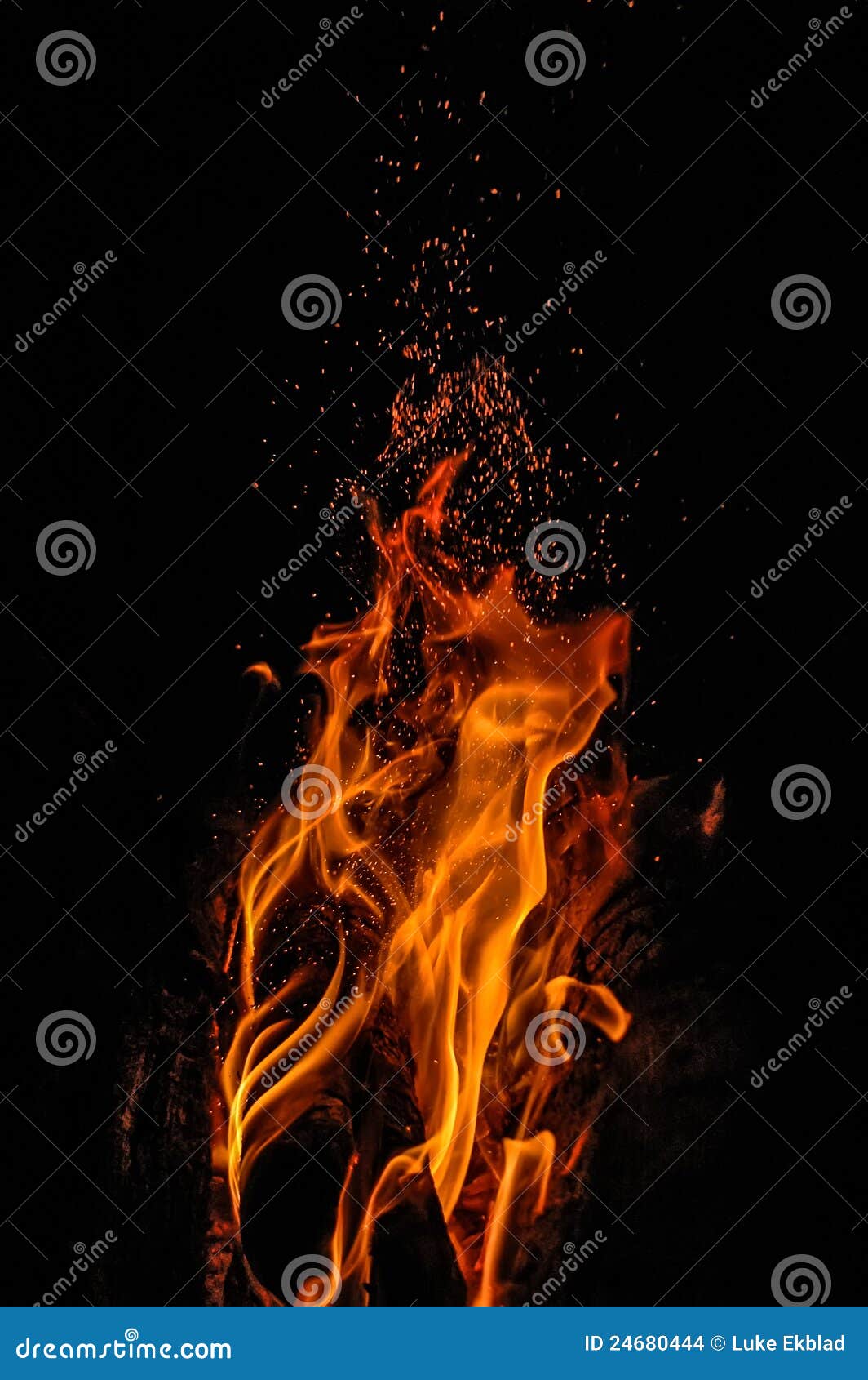 Knistern-Feuer Bild. Bild: 24680444