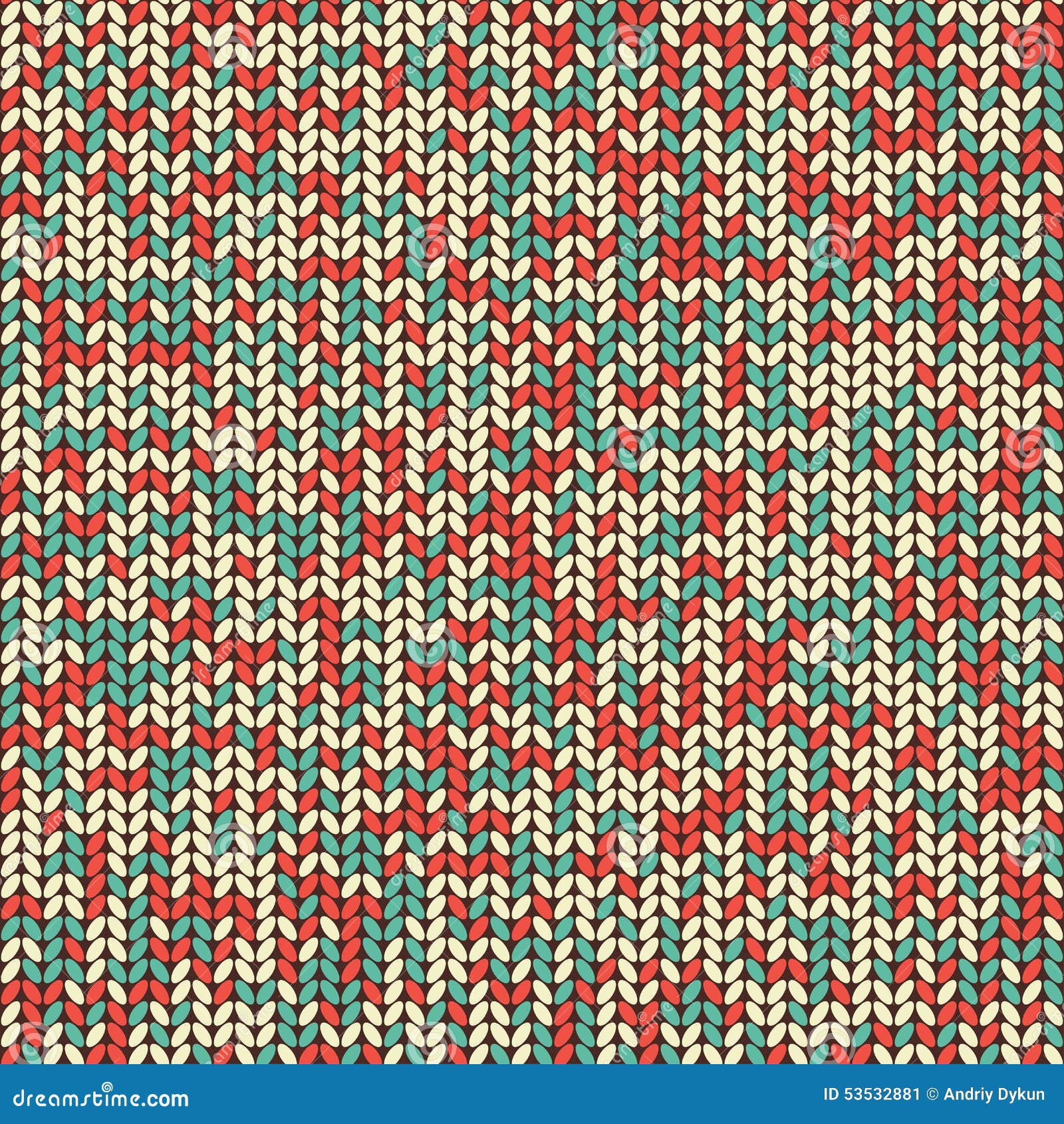 Knit seamless pattern stock vector. Illustration of decoration - 53532881