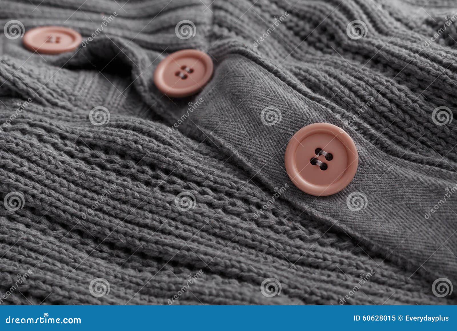 Knit Sweater Closeup Button Stock Image - Image of knit, cardigan: 60628015