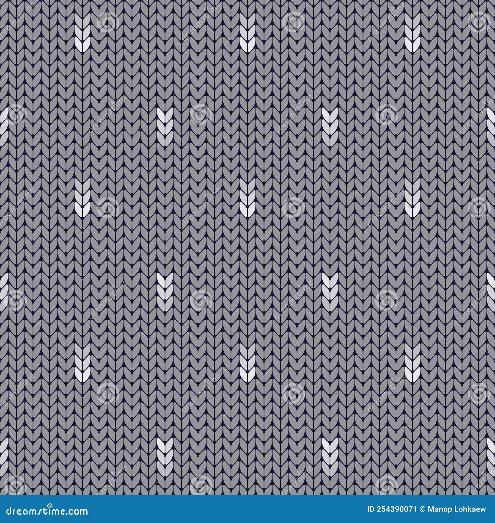 Knit Texture Seamless Pattern Background Vector Illustration Stock ...