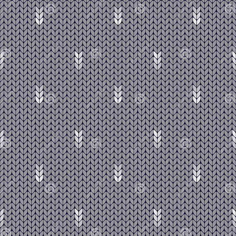 Knit Texture Seamless Pattern Background Vector Illustration Stock ...