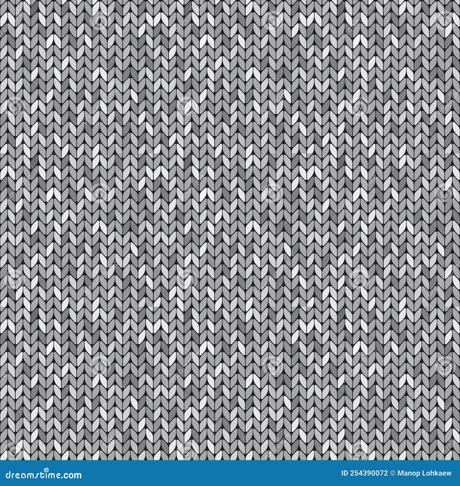 Knit Texture Seamless Pattern Background Vector Illustration Stock ...