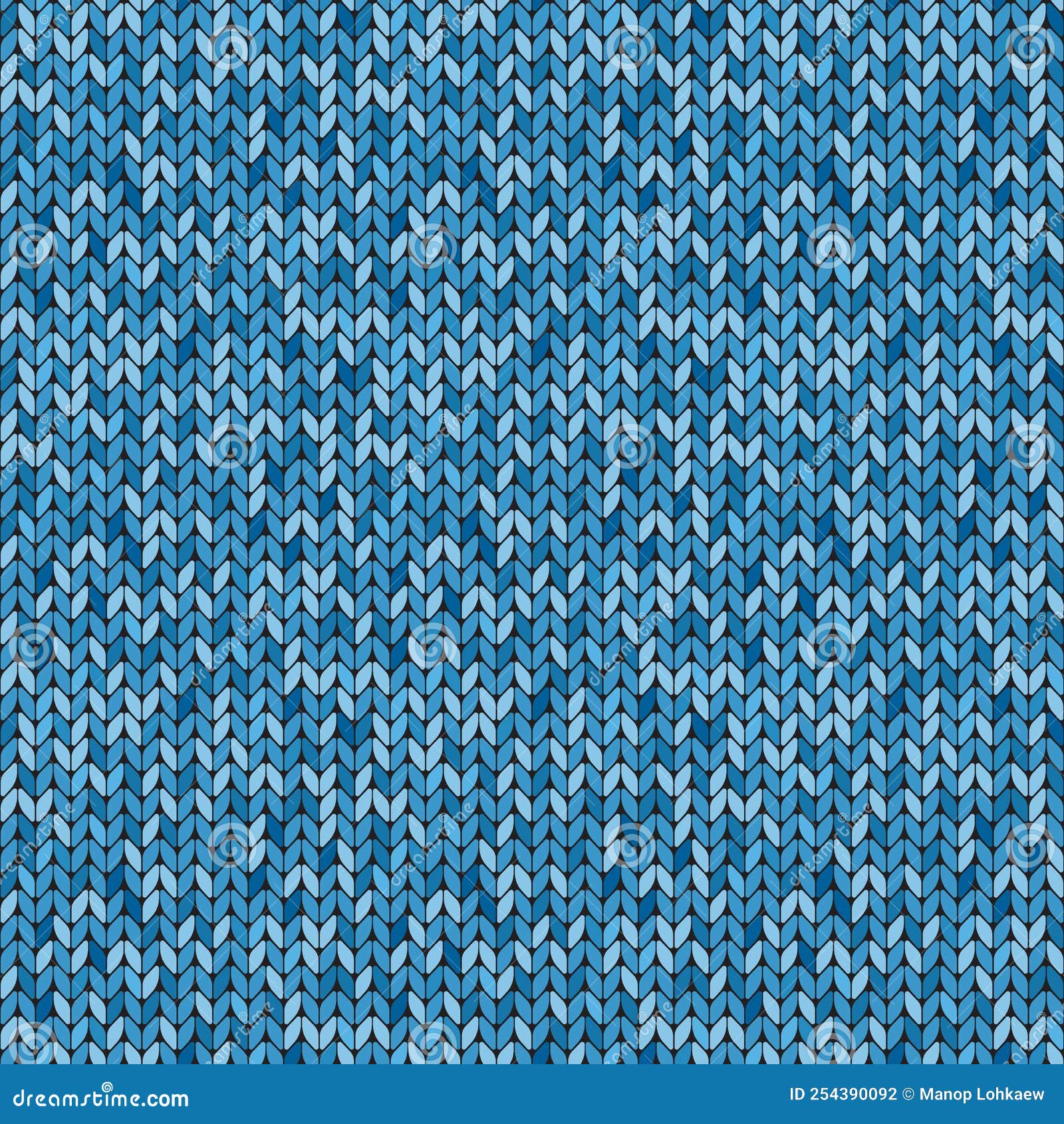 Knit Texture Seamless Pattern Background Vector Illustration Stock ...