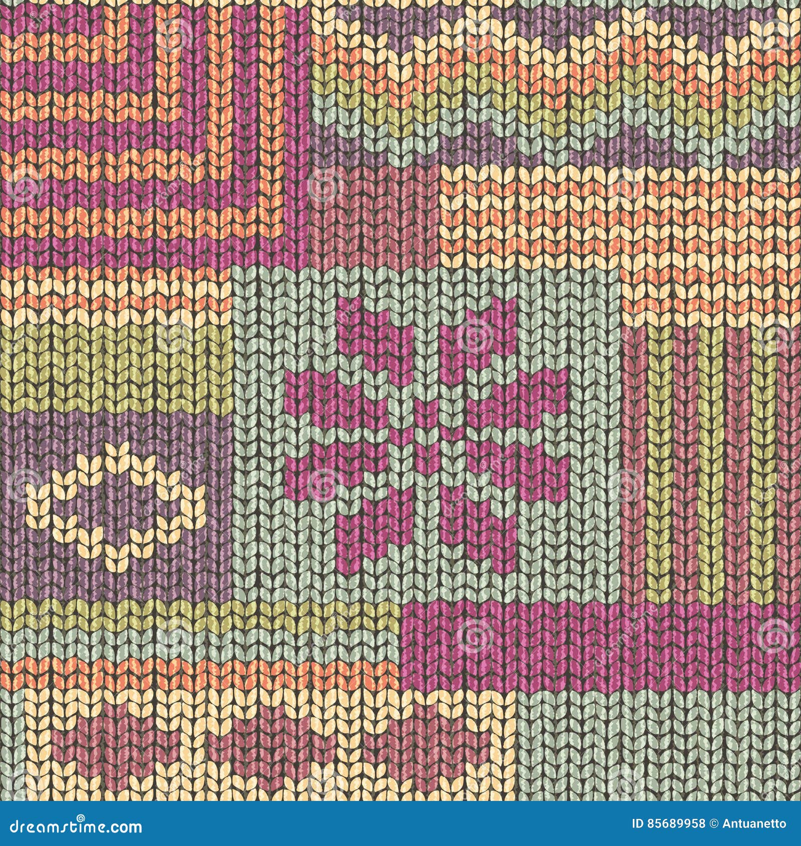 Knit Texture, Wool Seamless Pattern Vector Stock Vector - Illustration ...