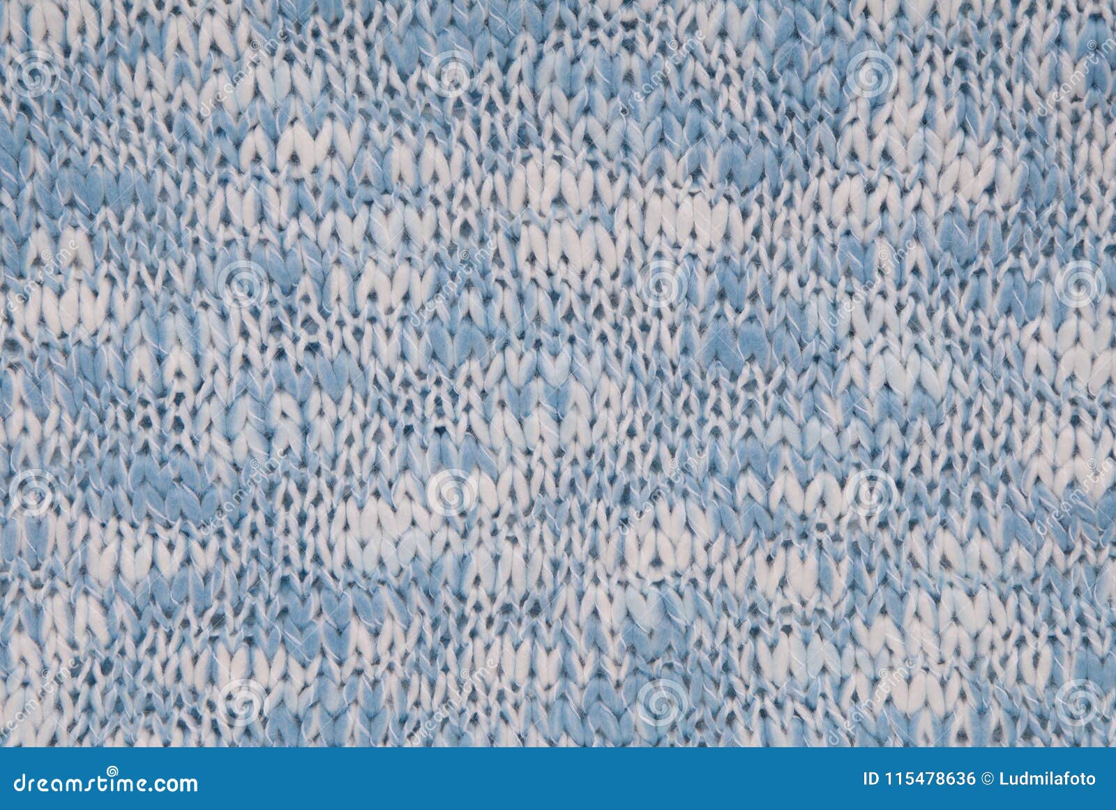 Knitted Background, Blue and White Colour, Crocheted Backdrop Stock ...
