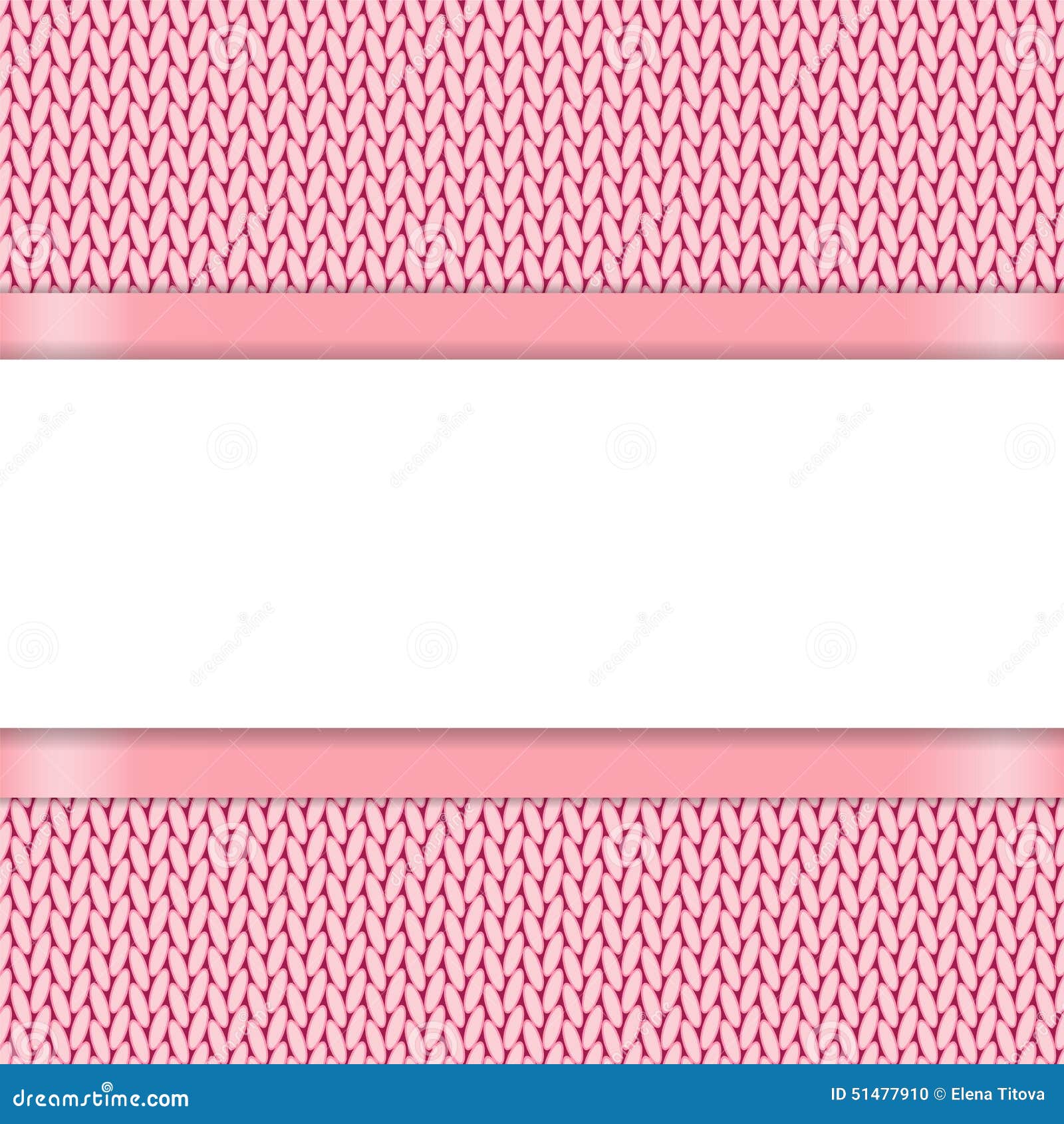 Knitted Background with Space for Text Stock Vector - Illustration of ...
