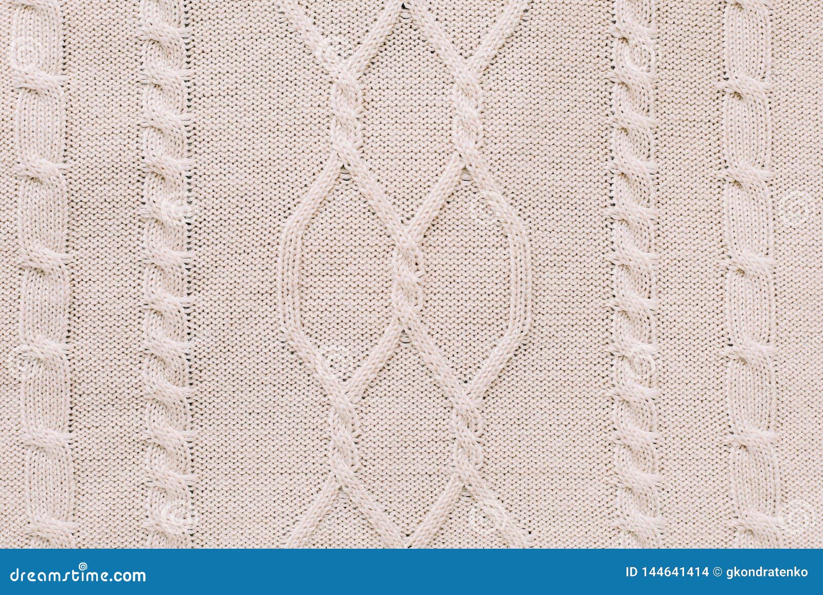 Knitted Background. Knitting Pattern of Wool. Knitting. Texture of ...