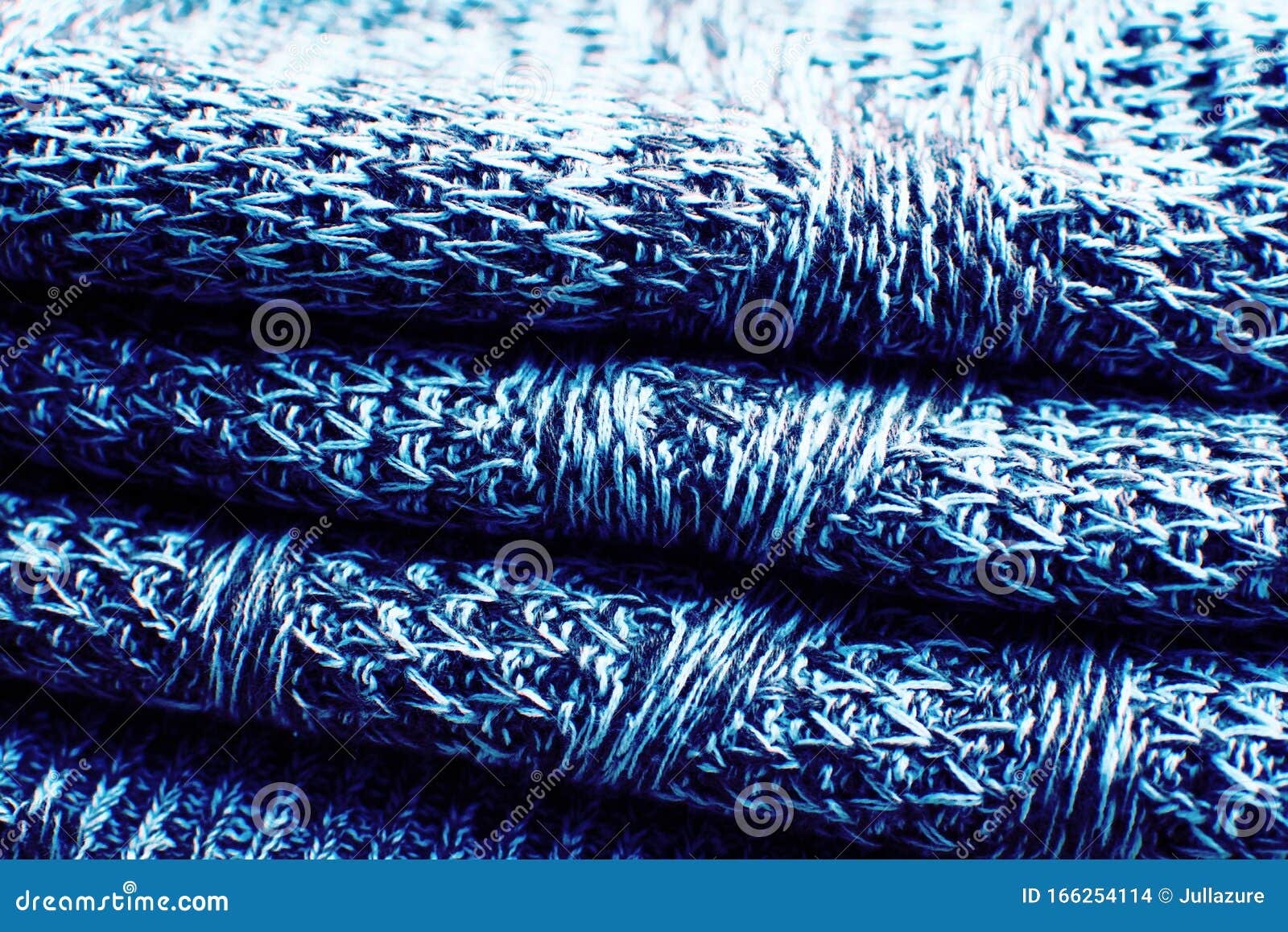 Knitted Blue Sweater Texture. Classic Blue Texture with Cable Pattern ...