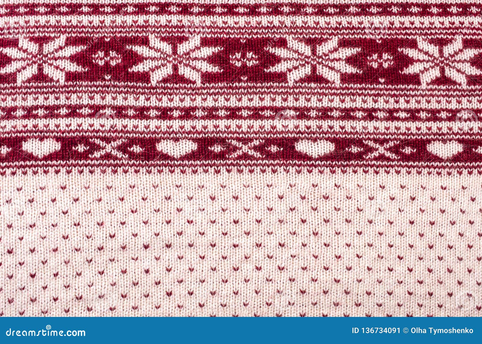 Knitted Cashmere Pattern of Stars and Hearts Winter Pattern Texture ...