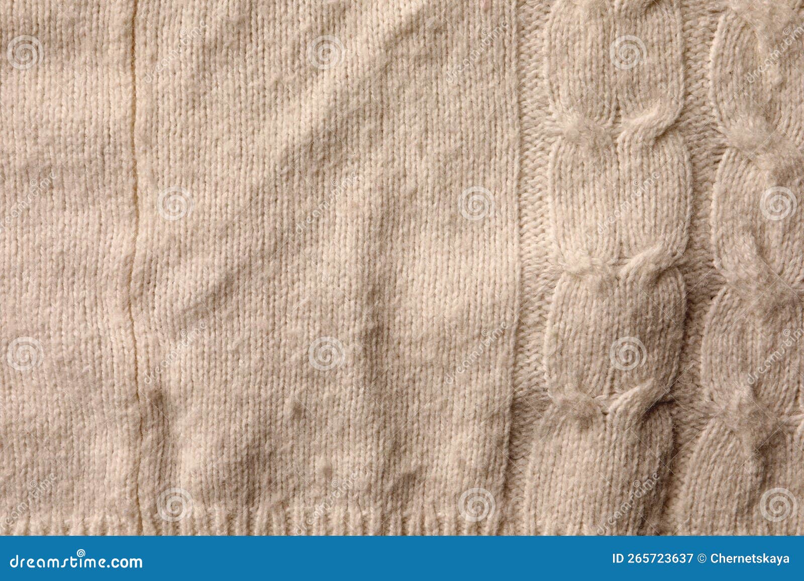 Knitted Cloth with Lint As Background, Top View. before Using of Fabric ...