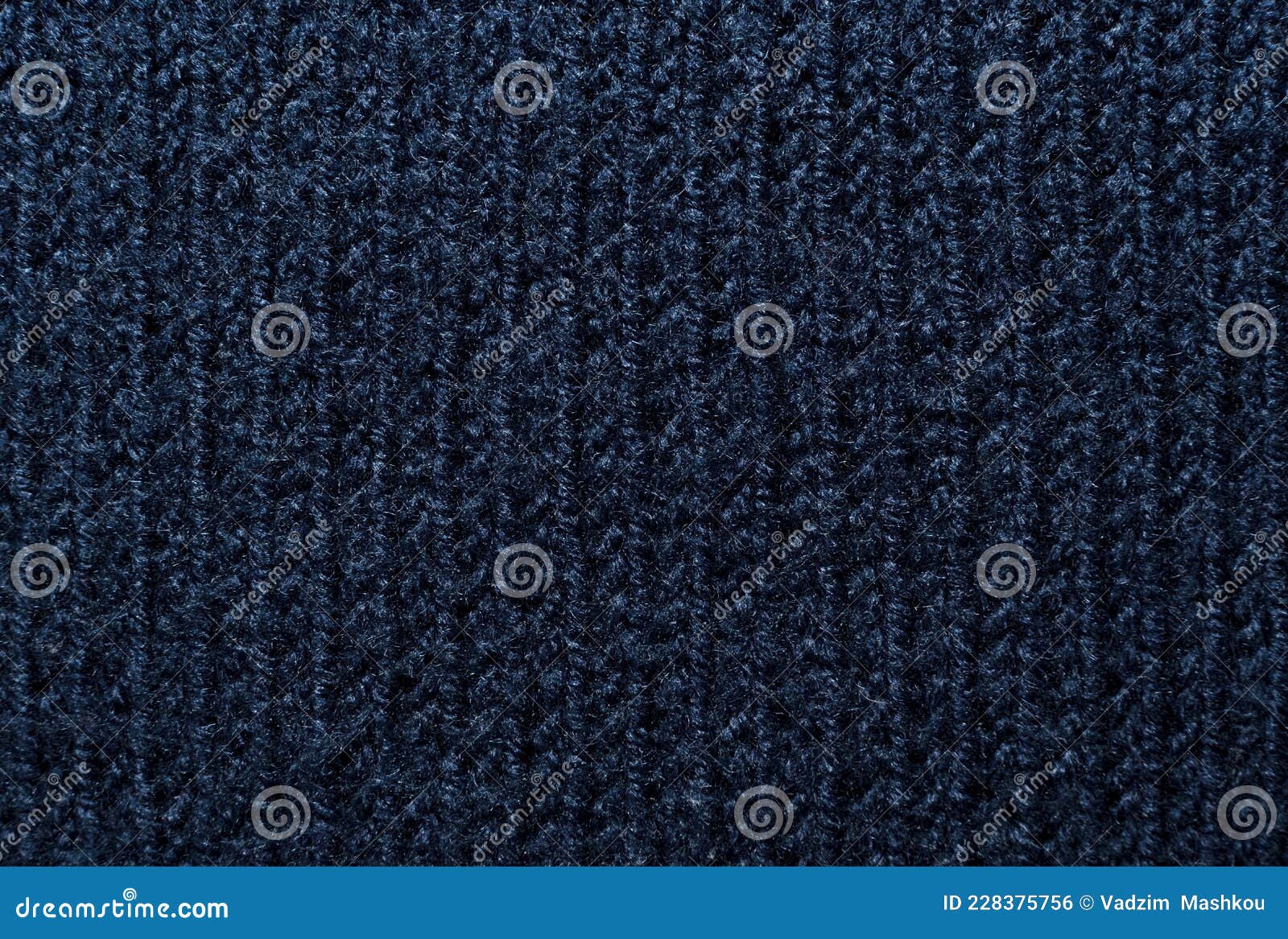 Knitted Fabric Background. Close-Up Knitted Wool Texture Gray, Blue ...