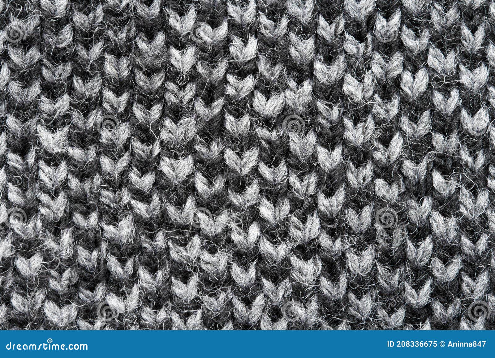 Knitted Fabric with Chess Pattern, Texture Macro Stock Image - Image of ...