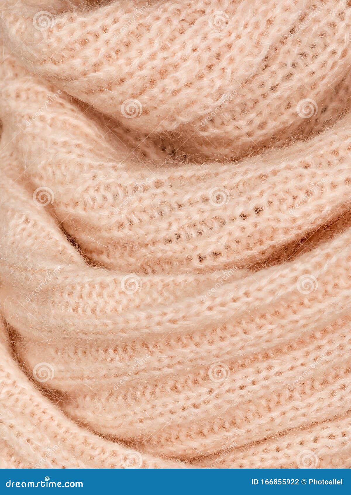 Knitted Fabric Natural Beige Wool Cozy Texture Stock Photo - Image of ...