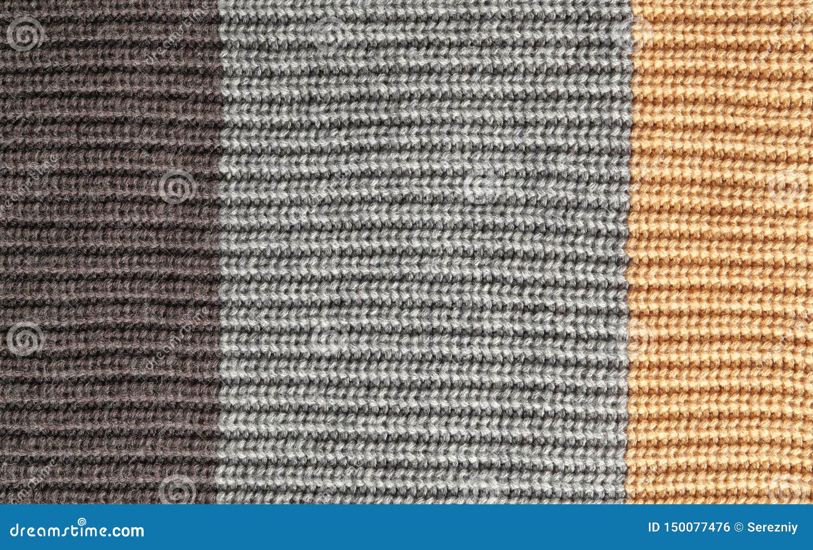 Knitted Fabric Texture, Closeup Stock Photo - Image of detail ...