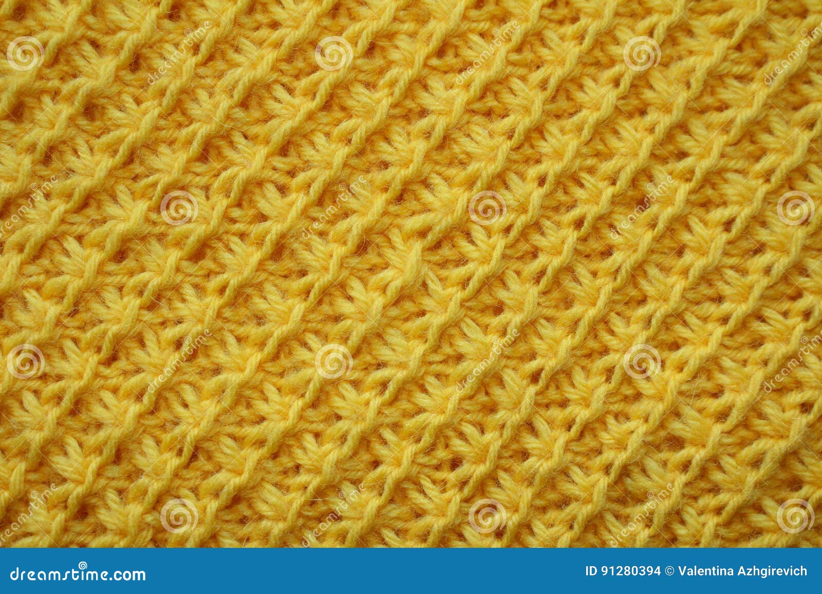 Knitted fabric stock photo. Image of yellow, background - 91280394