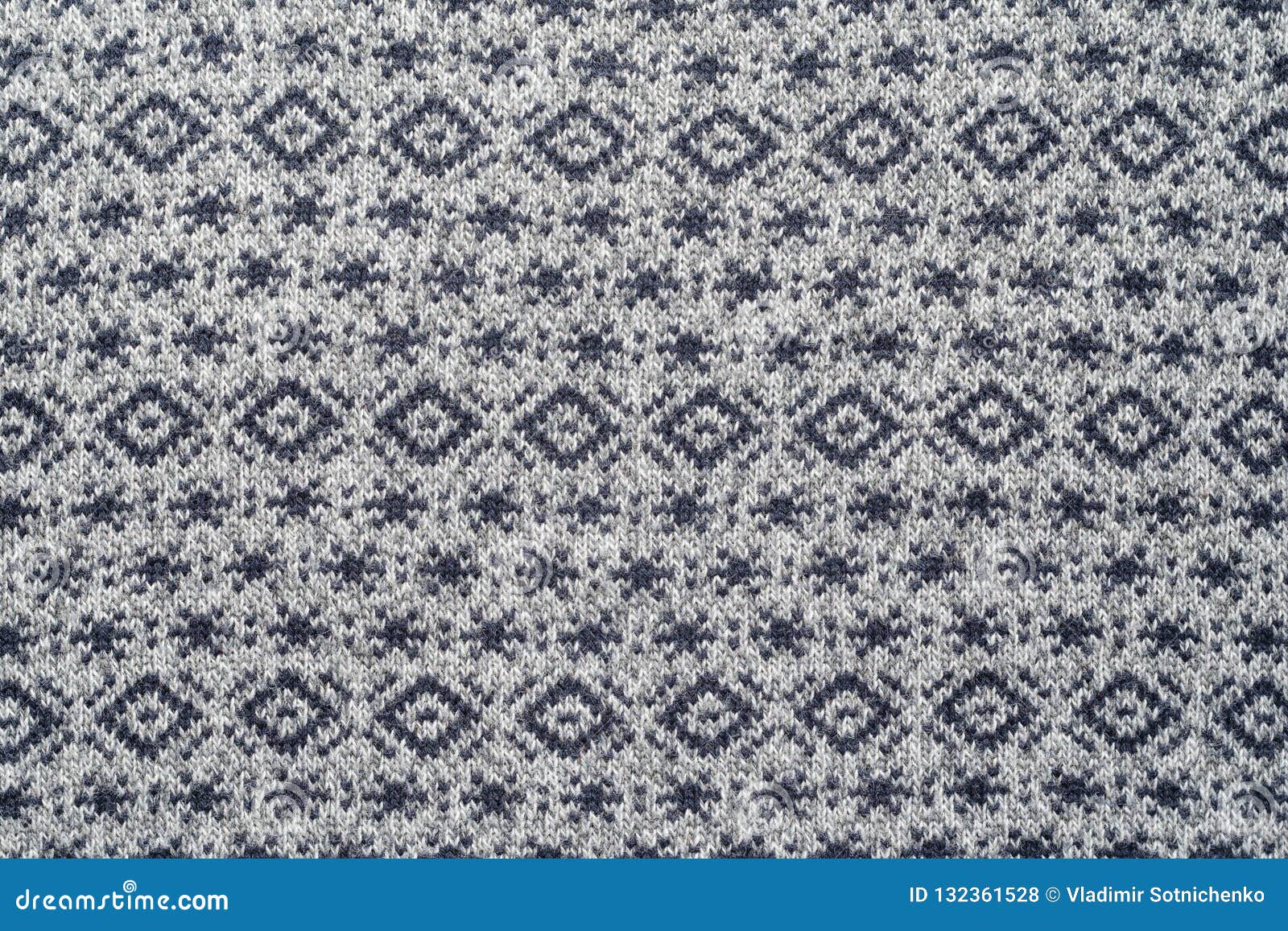 Knitted Gray Sweater Texture Stock Photo - Image of sample, blanket ...