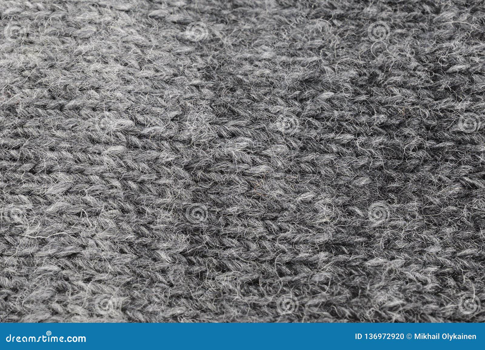 Knitted gray wool texture stock photo. Image of ecological - 136972920