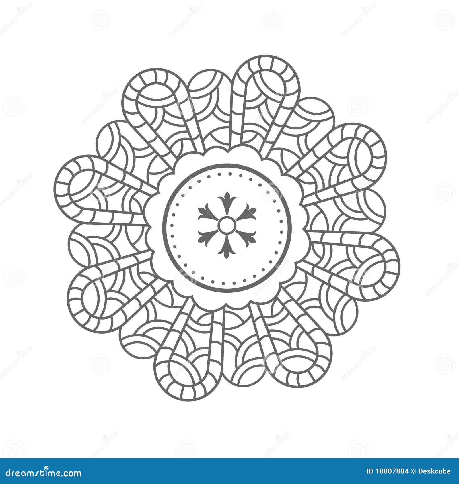 Knitted lace fabric logo stock vector. Illustration of care - 18007884