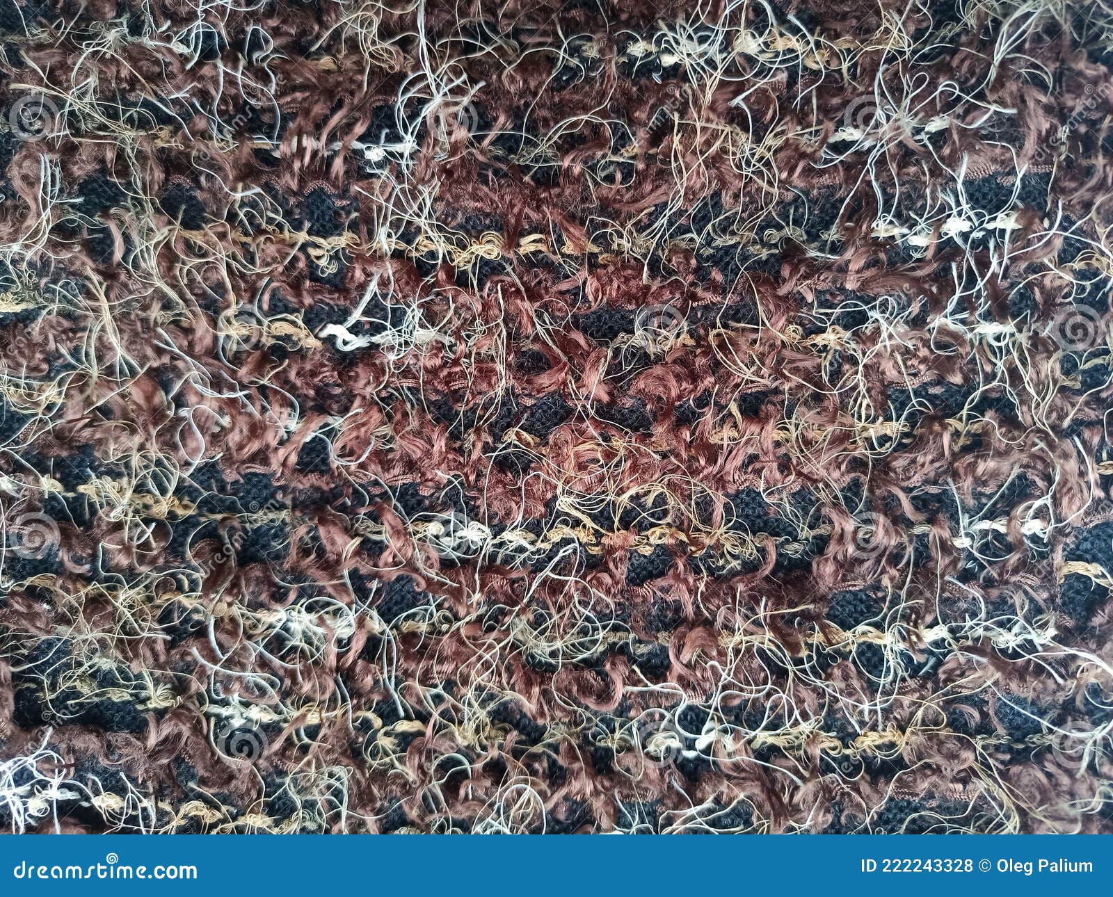 Knitted Material Photographed -close-up Stock Photo - Image of ...
