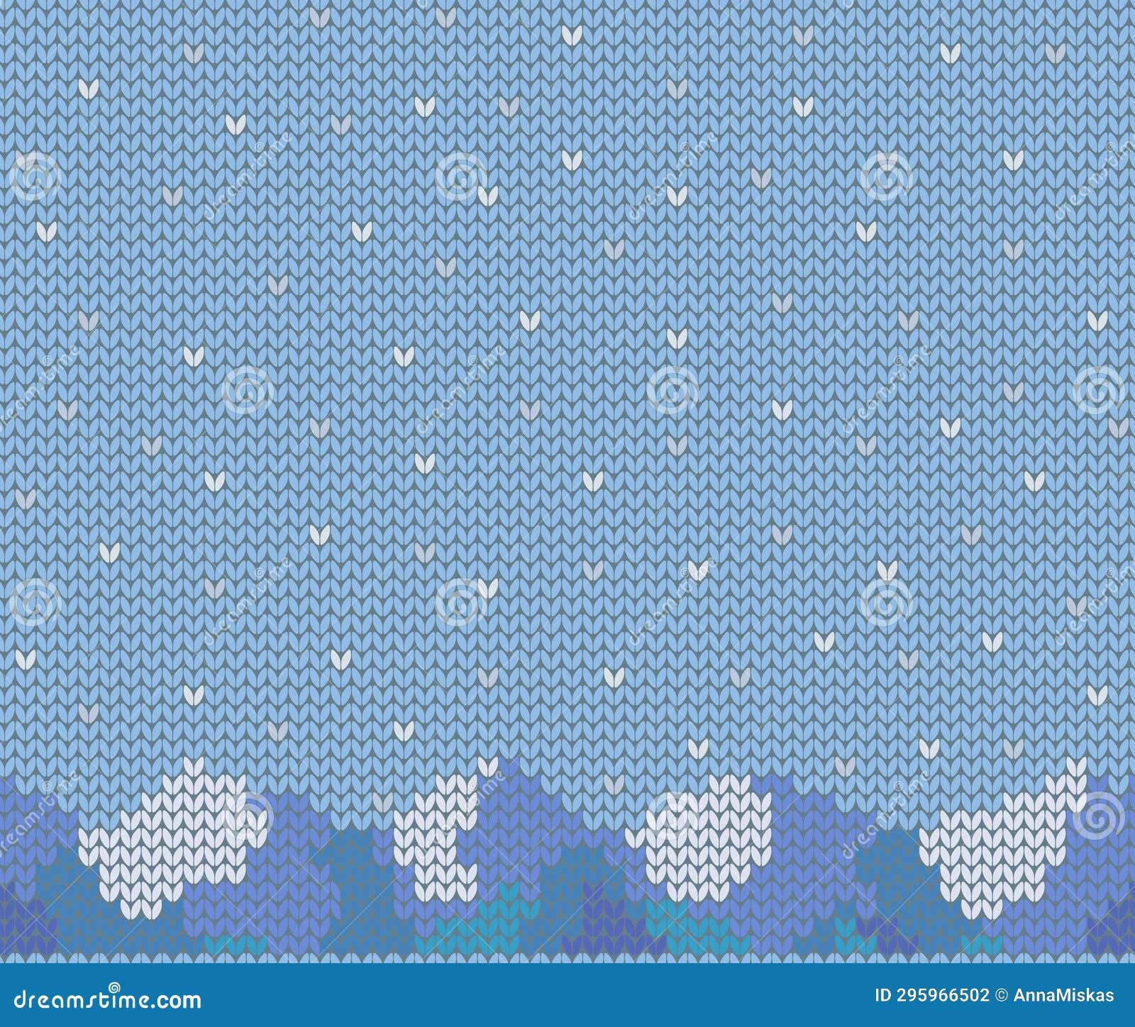 Knitted Mountain Texture in Snow, Seamless Winter Background. Stock ...