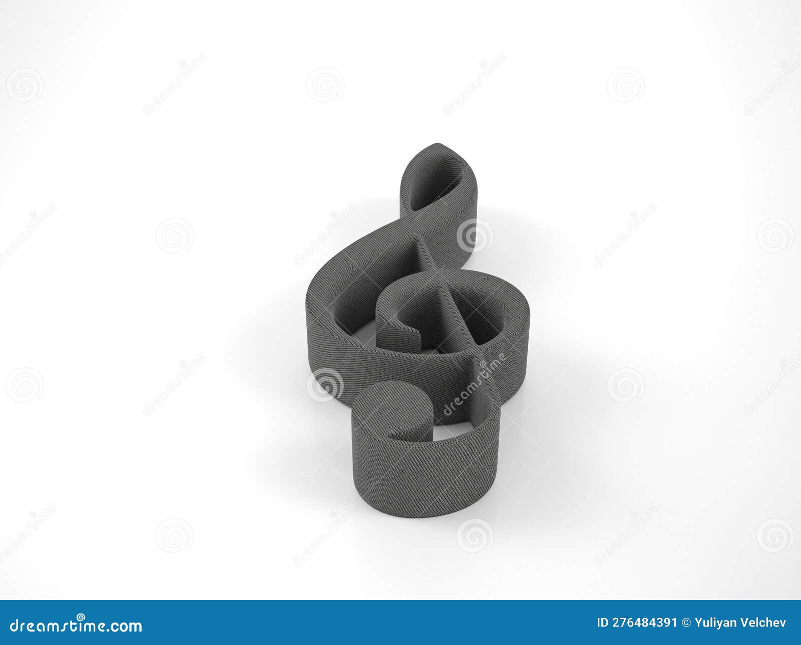 Knitted Music Note Symbol Stock Illustration | CartoonDealer.com #254068510