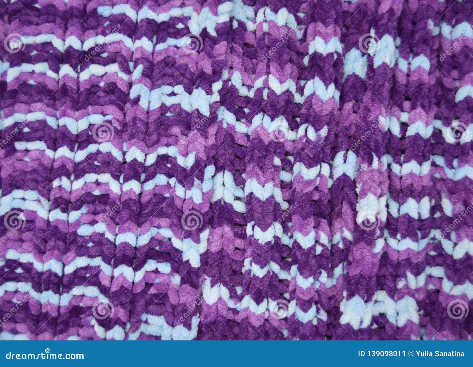 Knitted Pattern of Fluffy Wool Stock Image - Image of isolated ...