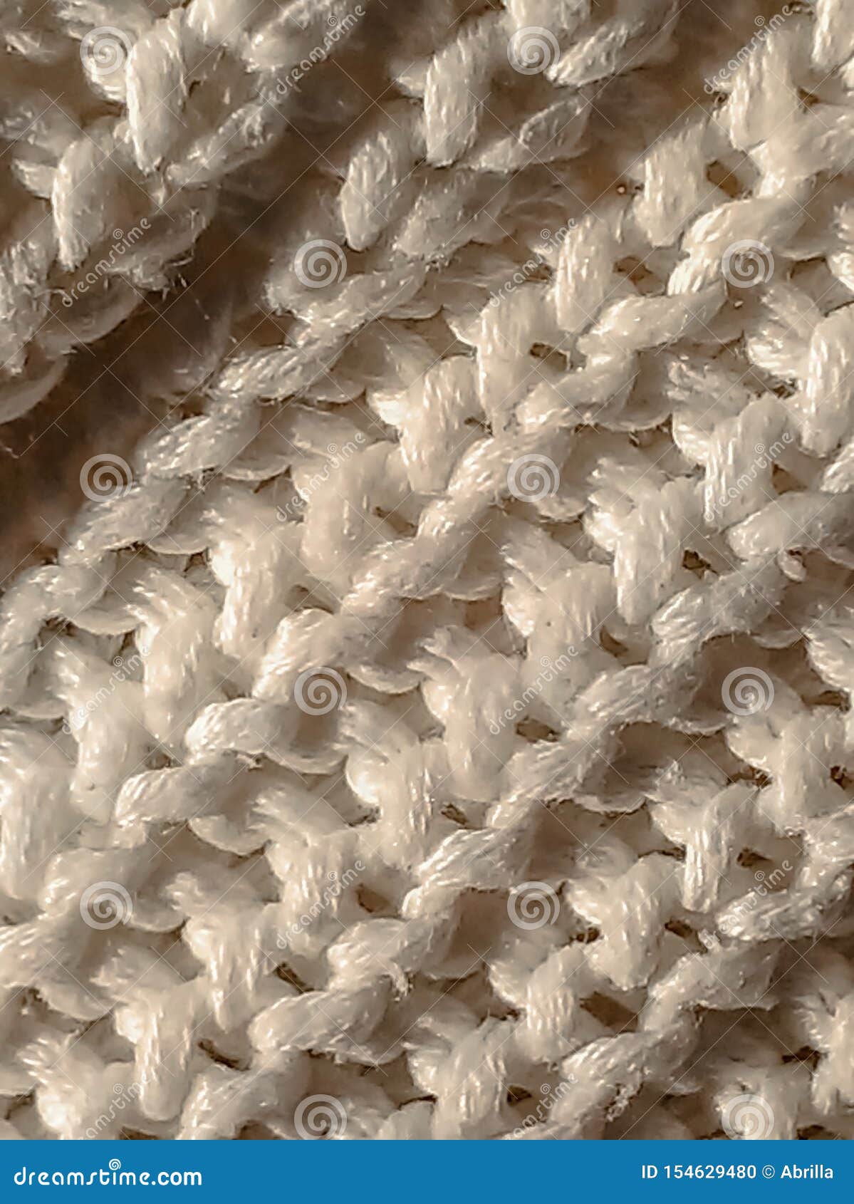Knitted Pattern from White Wool. Knitted Fabric, Handmade Stock Photo ...