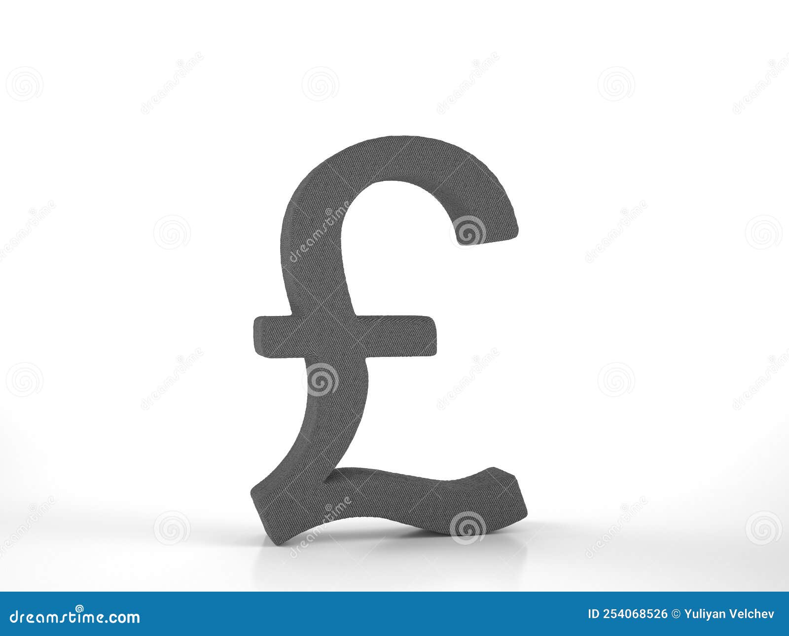 Knitted pound symbol stock illustration. Illustration of symbol - 254068526