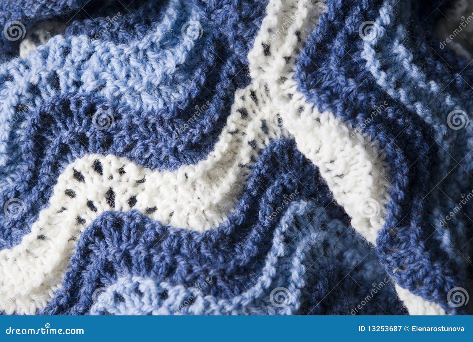 Knitted ruffle stock image. Image of pattern, yarn, wool - 13253687