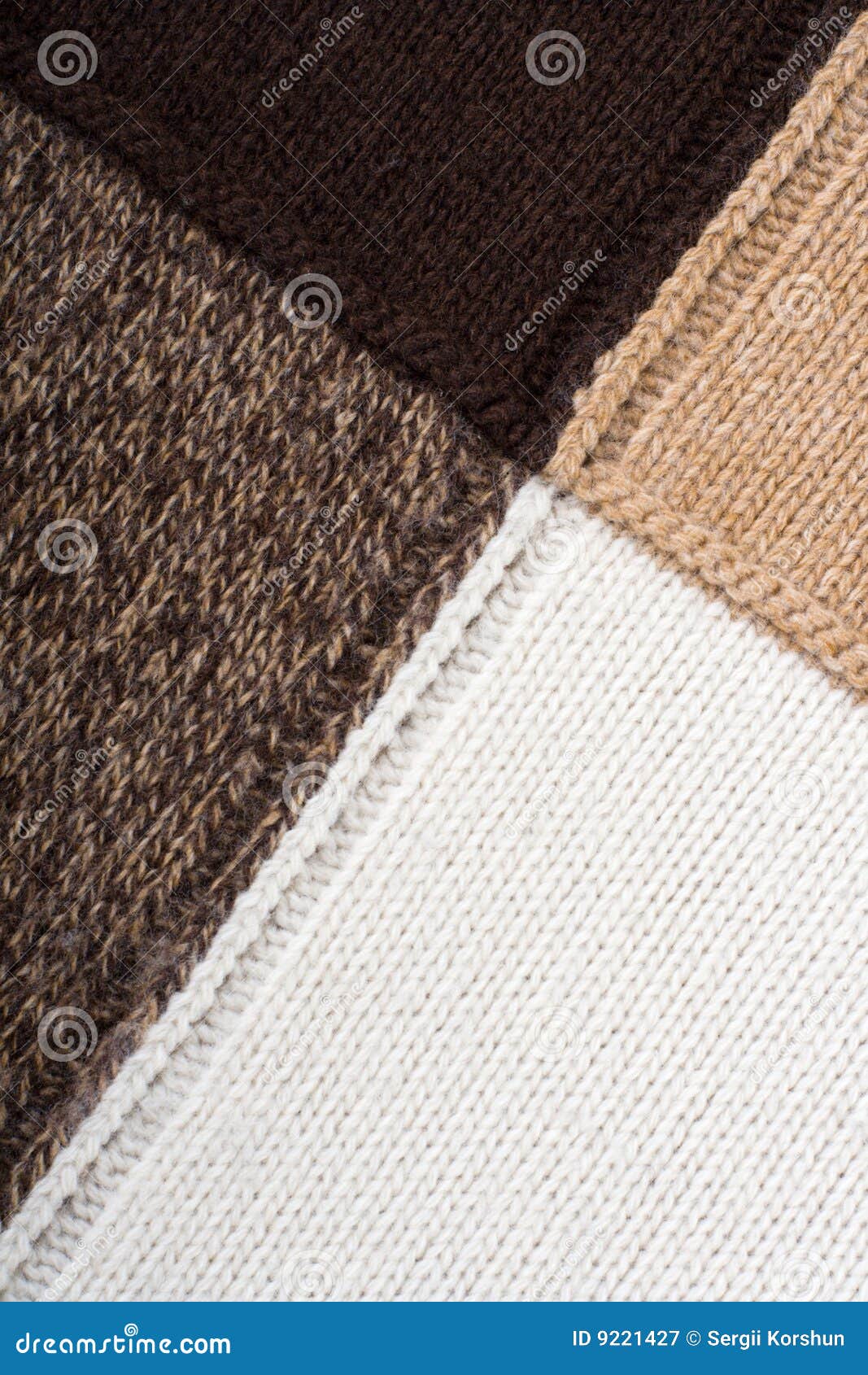 Knitted Textile Backgrounds Abstract Stock Image - Image of beige ...