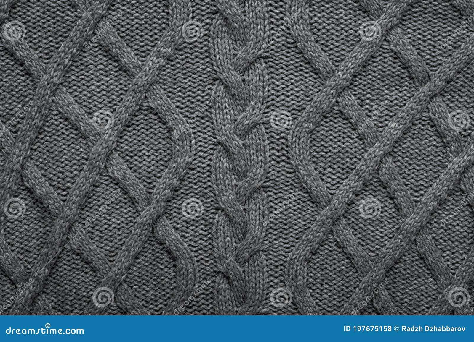 Knitted Wool Background. Grey Texture Knitted Wool Sweater Stock Photo ...