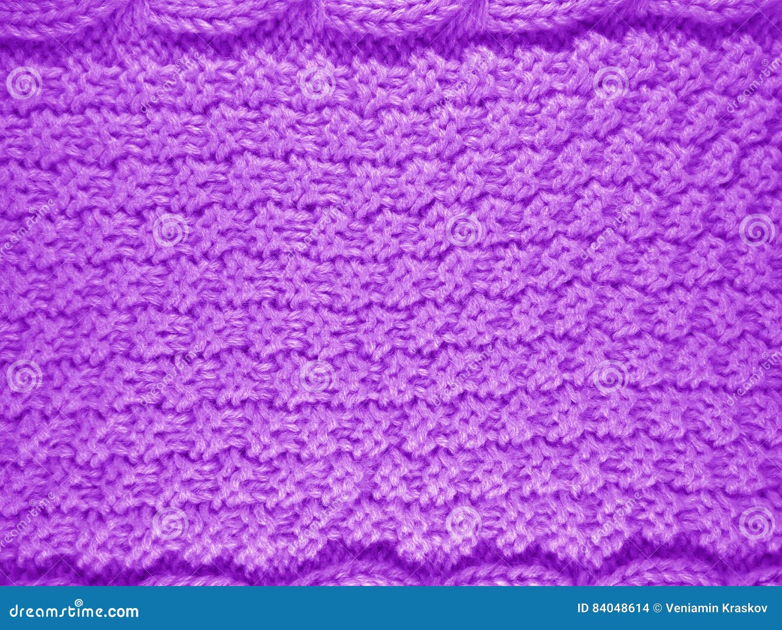 Knitted Wool Background - Violet Stock Photo - Image of closeup ...